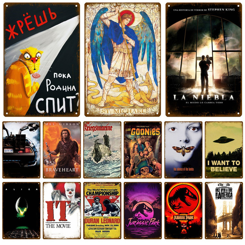 Cinema Movie Metal Sign Industrial Vintage Poster Vintage Retro Tin ...