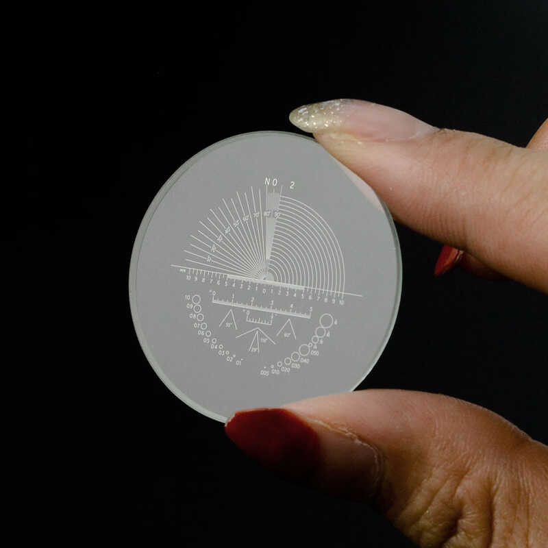 Microscope X Ruler Stage Micrometer Optical Glass Eyepiece Reticle ...