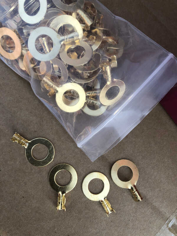 10mm car battery terminal block hardware, circular grounding plate ...