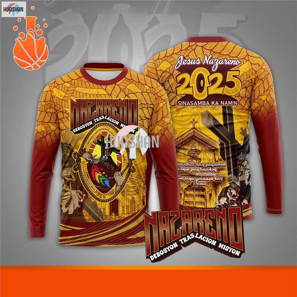 [FREE CUSTOME] Fully sublimated 3D print TSHIRT nazareno 2025 debosyon ...