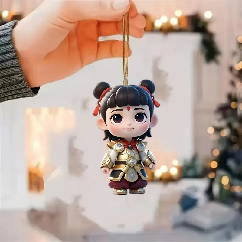 Lotus Cake CP Pendant Nezha 2 Demon Child Naohai Cartoon Anime High ...