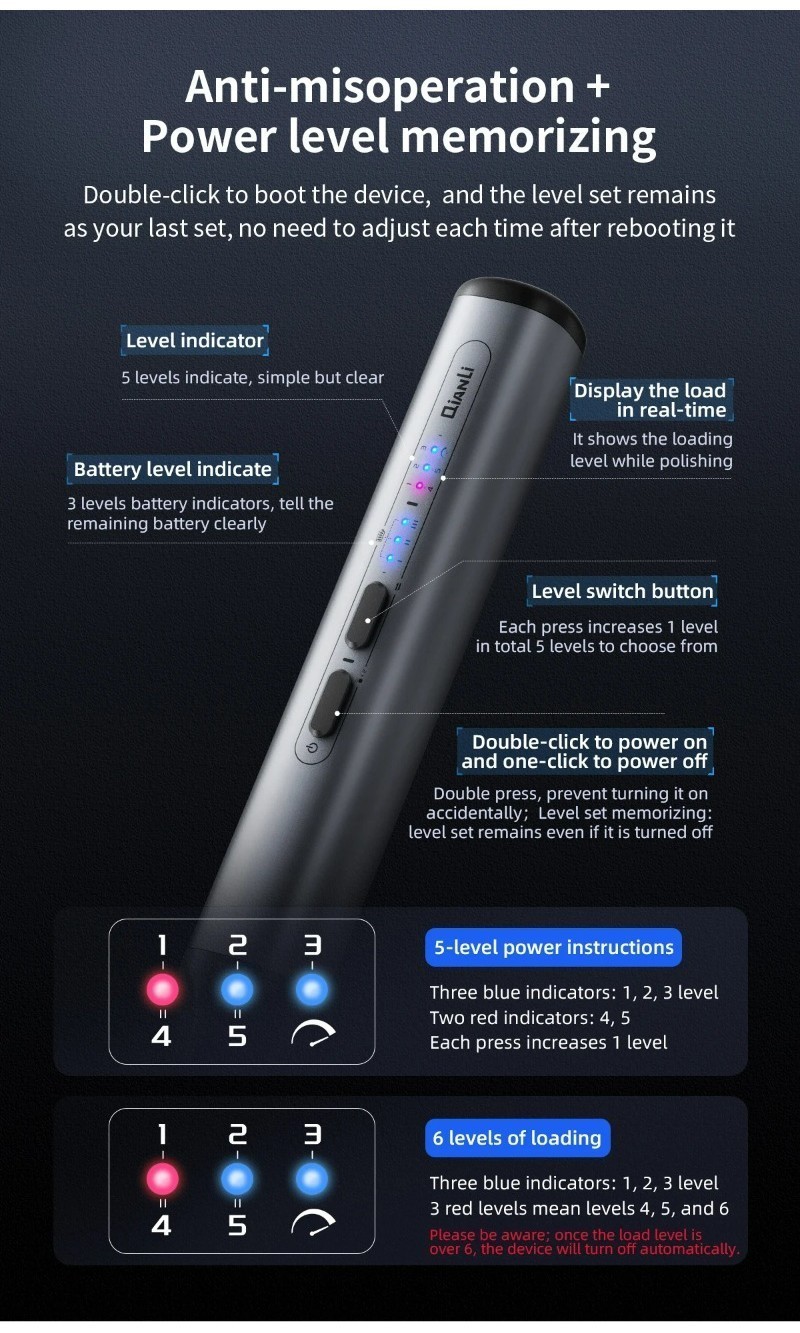 Qianli DM360 MaAnt D1 2 Portable Intelligent Adjustable Electric Polishing Cutting Grinding Pen ...