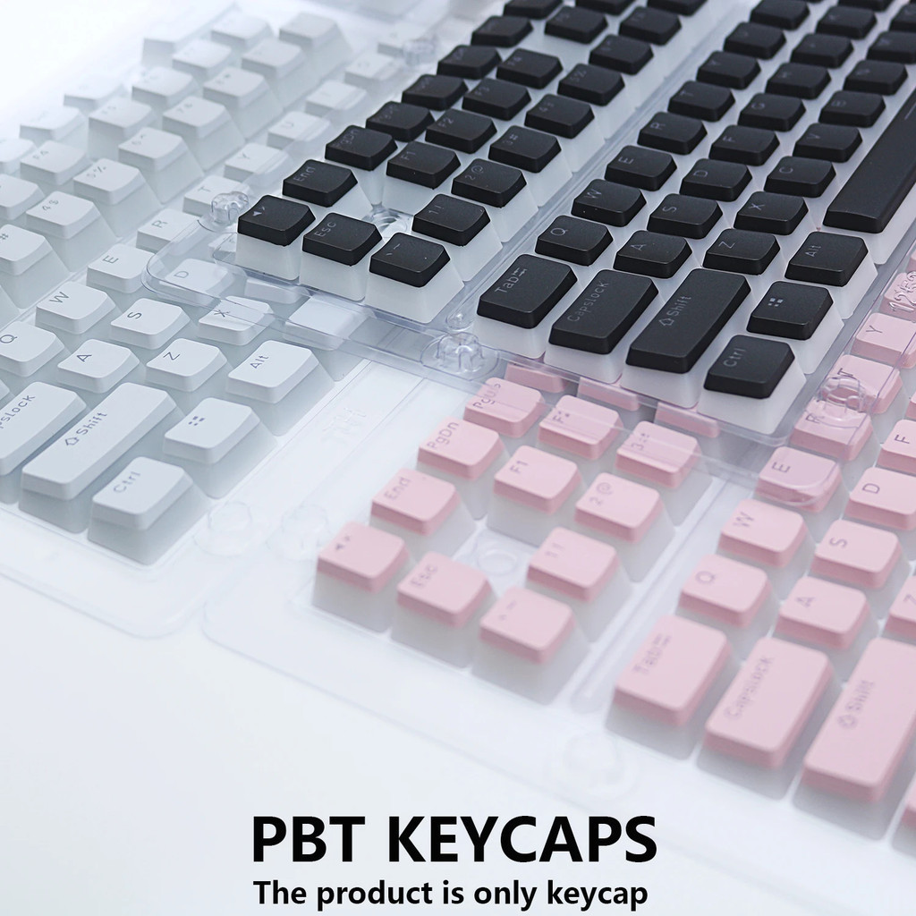 130/104 keys PBT Pudding Keycaps OEM Profile Key cap For Mechanical ...
