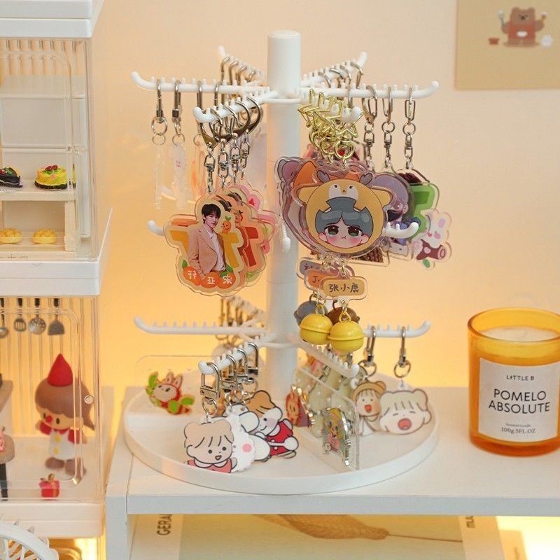 Acrylic Novel Keychain Character Pendant Storage Hanging Desktop Valley ...