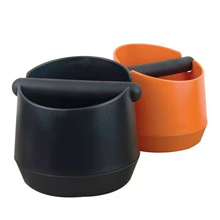 Coffee powder tapping bucket, ABS plastic circular small tapping bucket ...