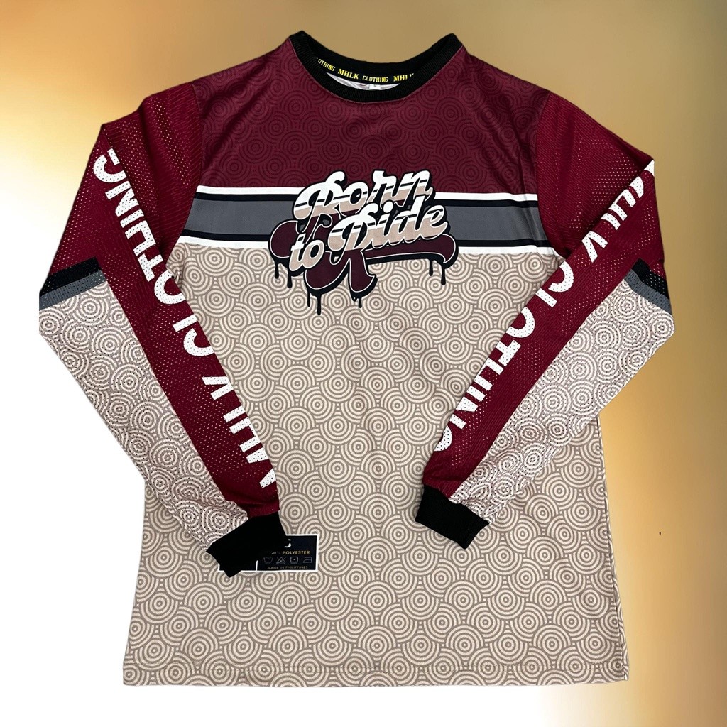Motorcycle Jersey Long Sleeve for Men Aircool Plus Size Full Sublimation MHLK Motorcycle Long ...