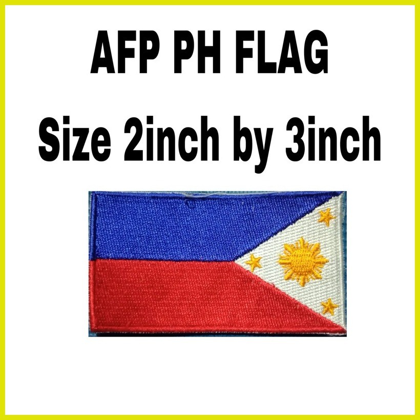 ♨ ☬ Philippine flag / AFP philippine flag 5cm x 10cm | Shopee Philippines