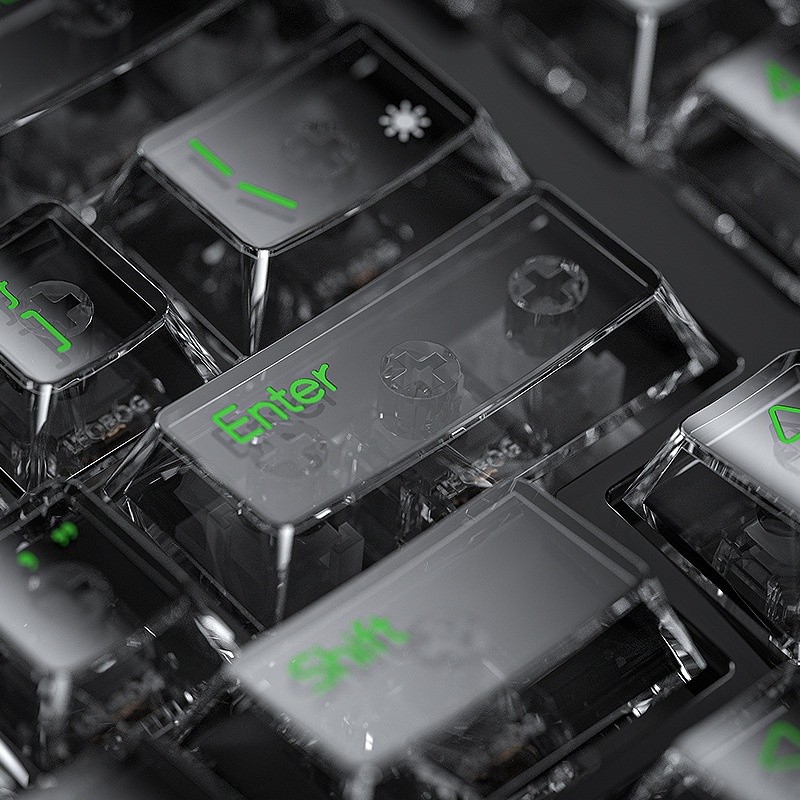 AOC K98 Fully Customized Mechanical Keyboard RGB Wireless Three-mode ...