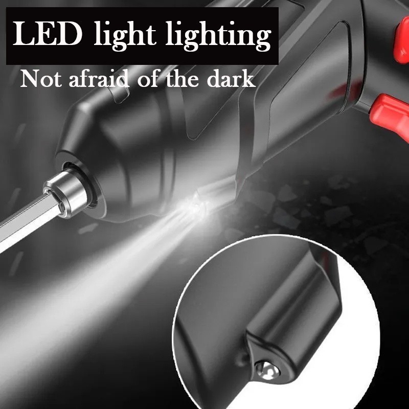 Cordless Electric Screwdriver 48PCS Drill Multifunctional Portable ...