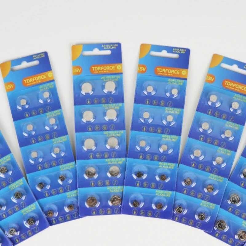 10PCS AG3 Button Batteries LR41 1.5V Alkaline Button Cell Battery Toy ...