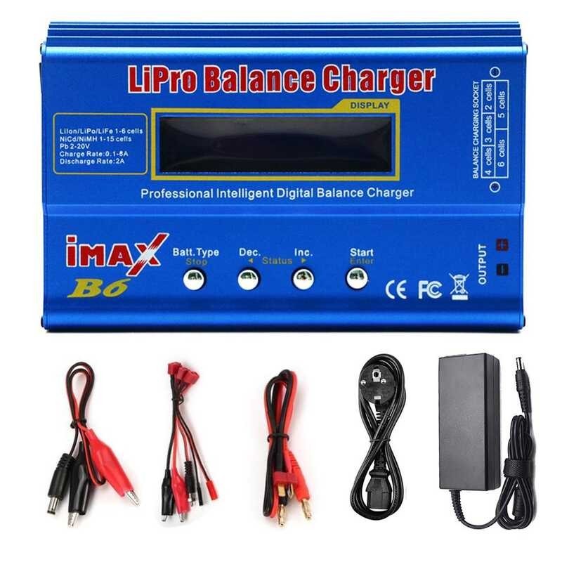 Digital Imax B6 80W Balance Charger Multifunctional Lithium Battery ...
