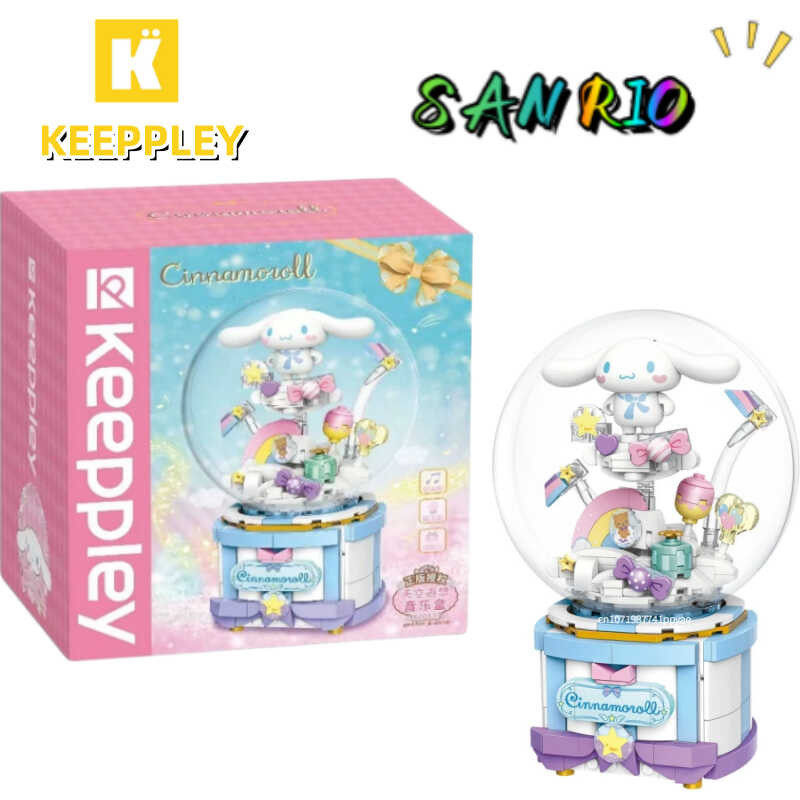 Keeppley Sanrio Series ing Christmas Music Box Building Blocks ...