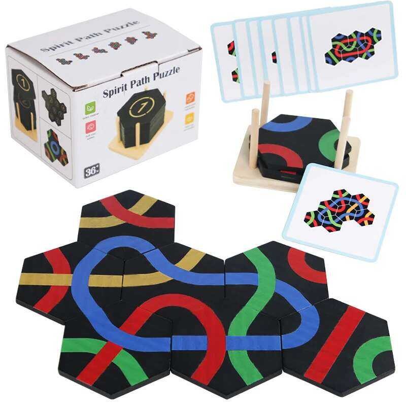 Tt Montessori Creative Shape Matching Number Stacking Fun Logic ...