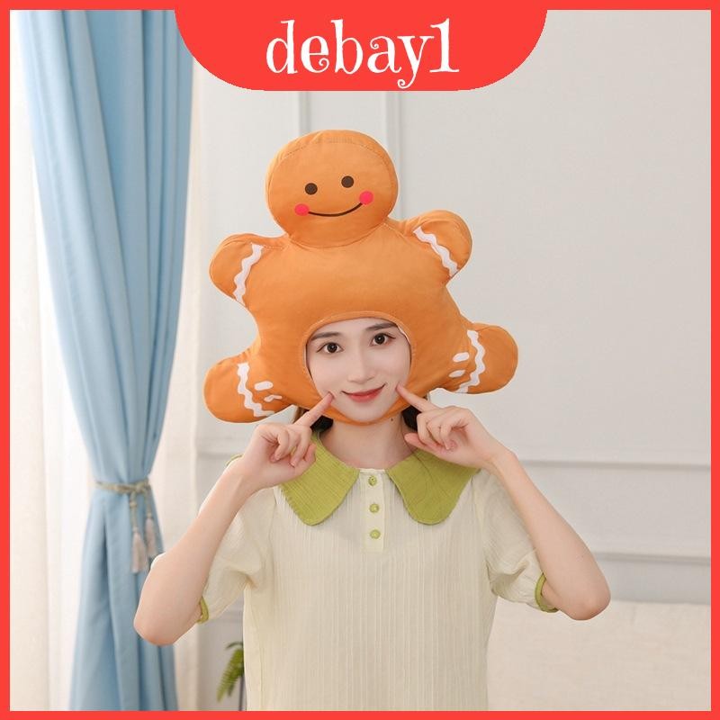 Gingerbread Charming Man Plush Headgear For Delightful Photo Shoot ...