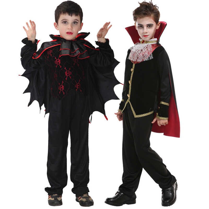 LY Kids Halloween Costume Vampire Dracula Cosplay Suits With Vampire ...