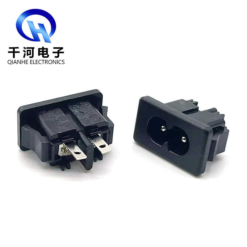 AC AC-027 card type large foot eight letter tail socket B-shaped power ...