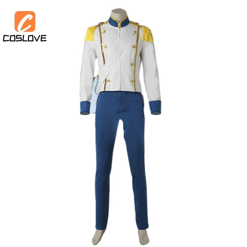 Anime Fairytale The Little Mermaid Prince Eric Cosplay Full Set Costume ...