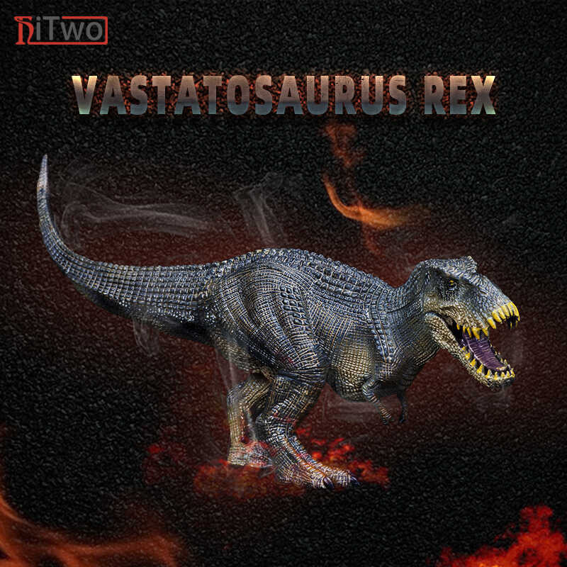 Hitwo Jurassic Vastatosaurus Rex Action Figures Open Mouth Savage ...