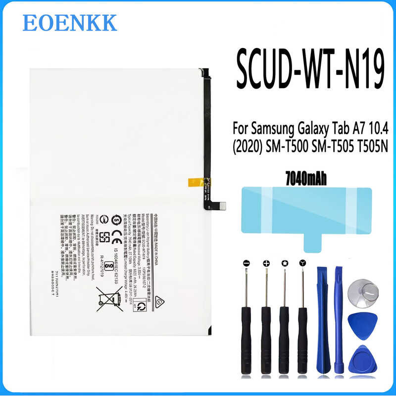 SCUD-WT-N19 Battery For Samsung Galaxy Tab A7 10.4 (2020) SM-T500 SM-T505 T505N Capacity ...