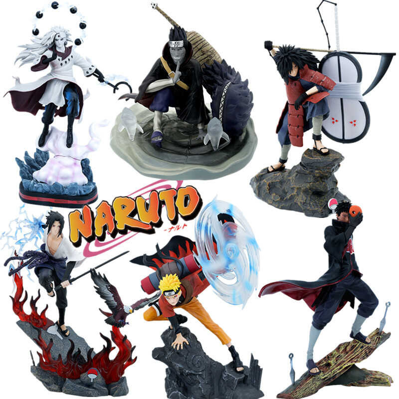 Naruto Shippuden Uchiha Itachi Hatake Kakashi Six Paths Spots PVC Anime ...