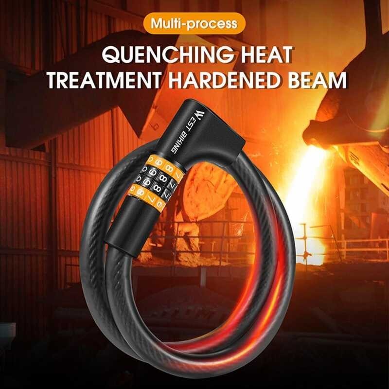 Safe Bike Waterproof PVC Outer Cable - Rust Resistant Bicycle Lock 9 ...