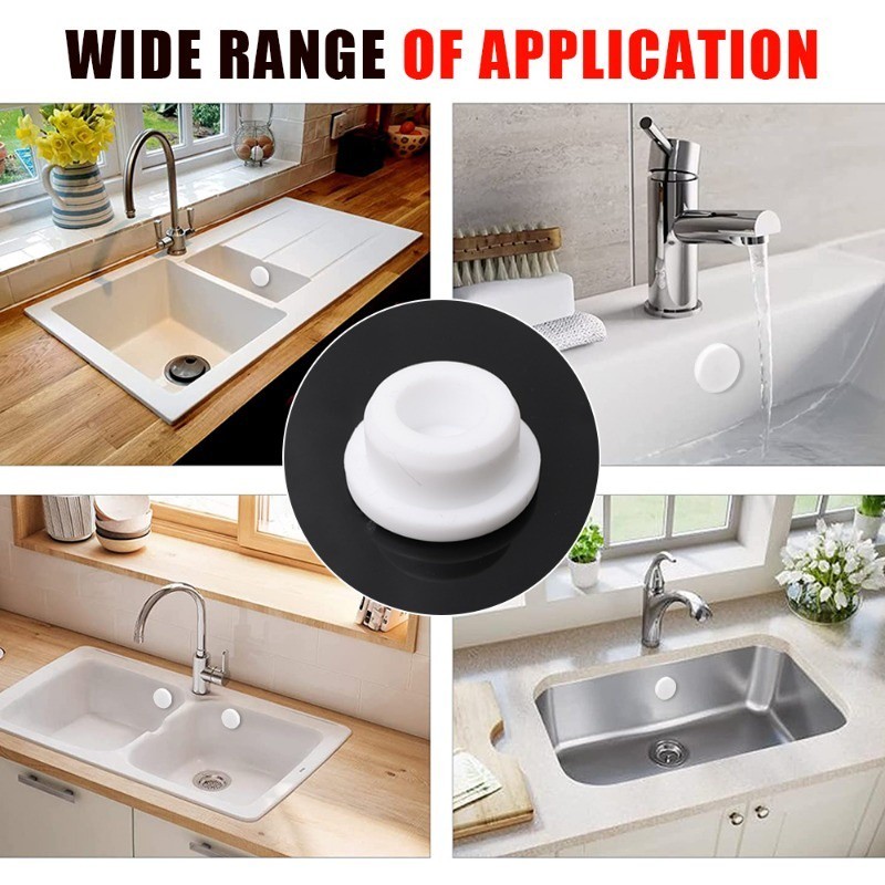 2PCS Whale Shape Sink Overflow Cover - Wash Basin Sealing Plugs - For ...