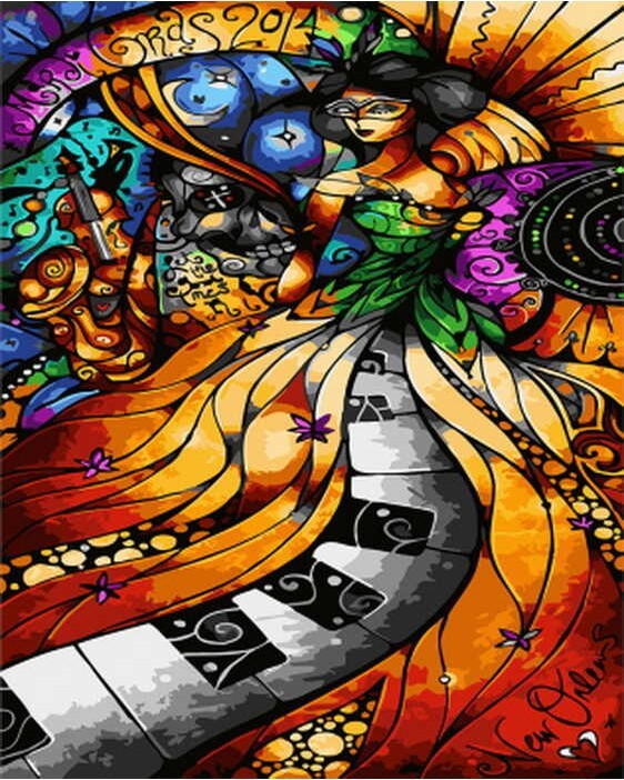 Frame Walang Larawan Langis Pamamagitan Numero Na Dekorasyon Ng Pader ...