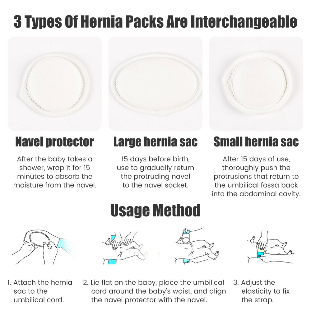 Repeatable Umbilical hernia band for infants Umbilical hernia Belt or ...
