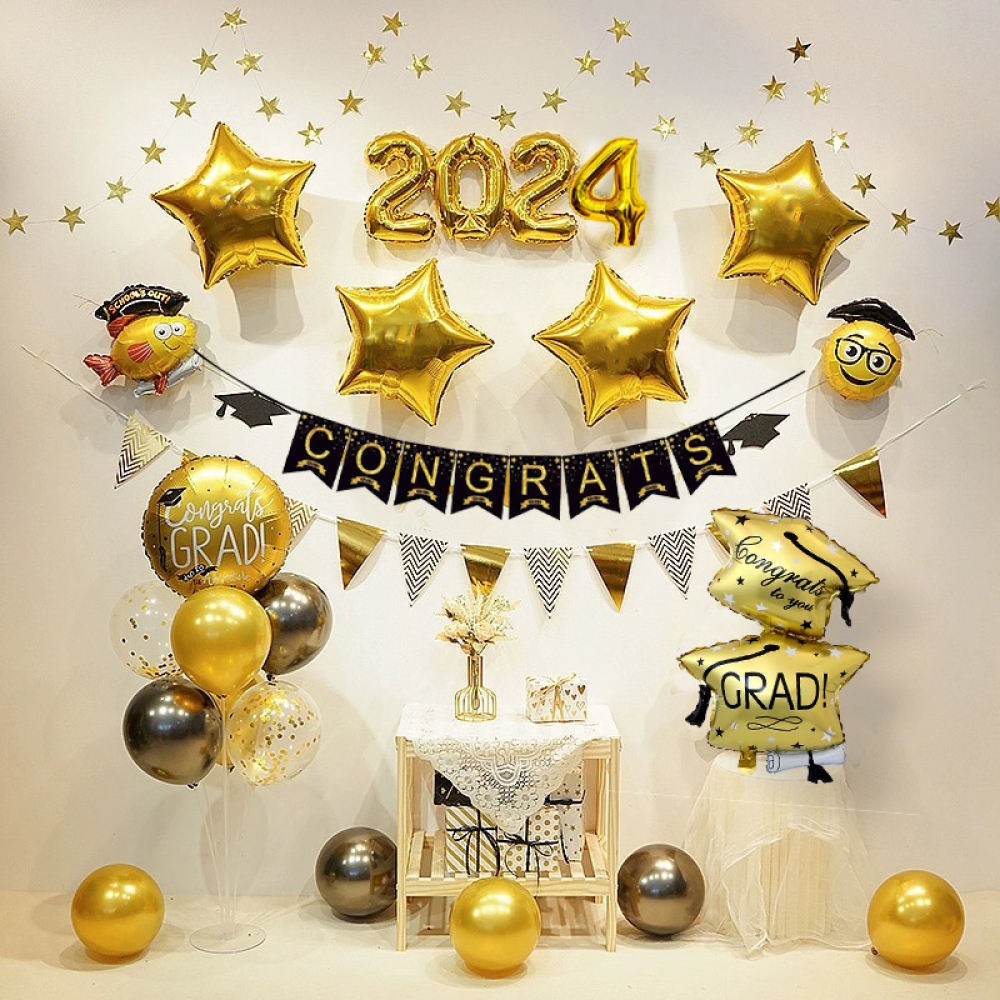 Balloons Stand For Graduation Party Balloon Table Centerpieces ...