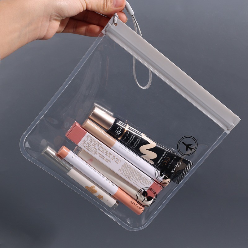 [ Featured ] Transparent Storage Bag - Cosmetic Pouch - Travel Storing ...
