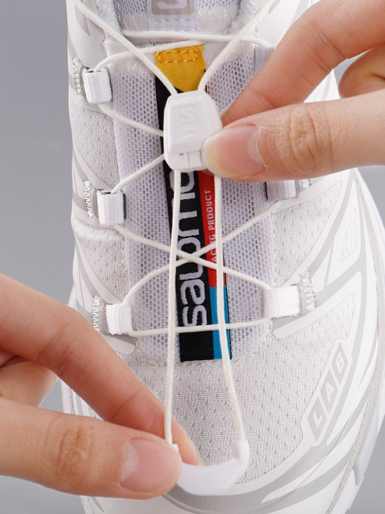 New Quick Lace Kit No Tie Round Tennis Shoe Laces Without Ties Adult ...