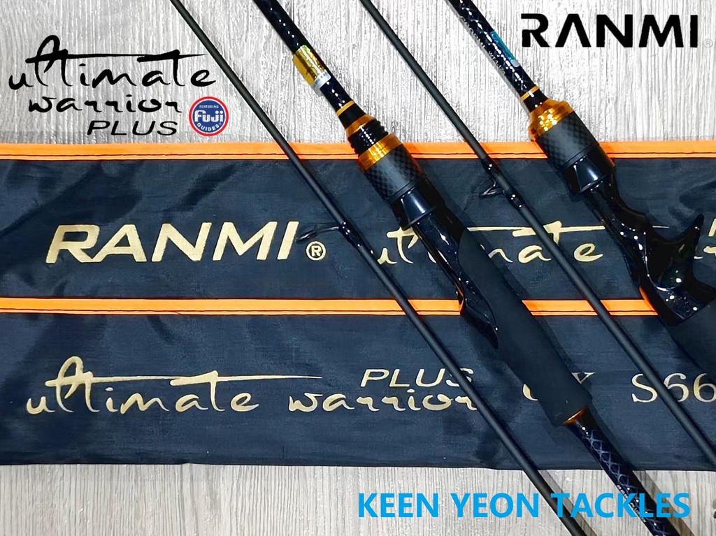 RANMI ULTIMATE WARRIOR PLUS GX FISHING ROD (SPINNING/ BAITCASTING ...