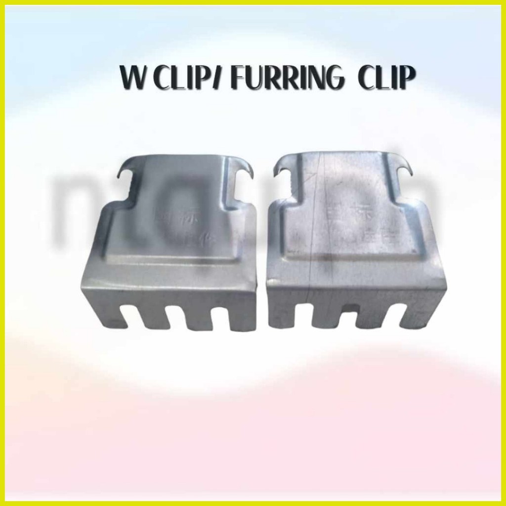 ∇ W Clip Double furring Metal furring wall clip for Ceiling Work C ...