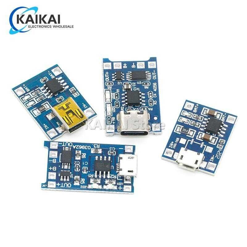 5V 1PCS 1A Micro USB 18650 type-c Lithium Battery Charging Board ...