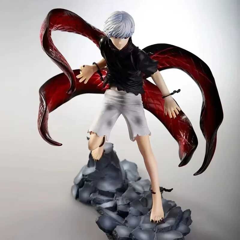 Tokyo Ghoul Kaneki Ken 21Cm Figure Mask Model Doll Anime Two Heads ...