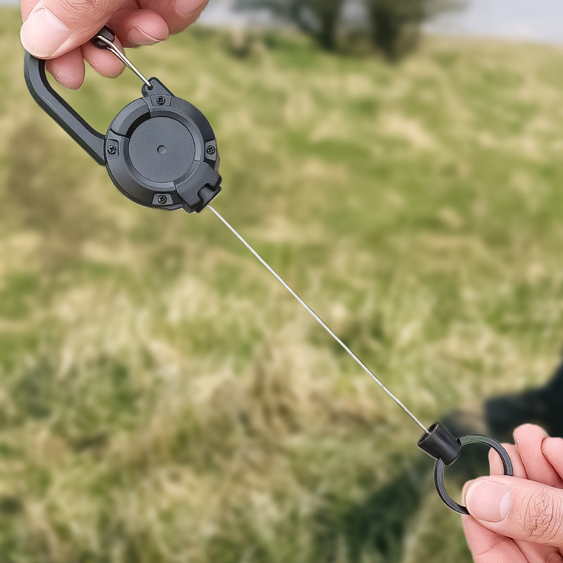 Pull Reel Wire Rope Ring Backpack Clip - Professional Leash Work Pull ...