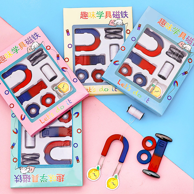 Magnet Play Set Student Magnetism Science Experiment Kit Kids Children ...