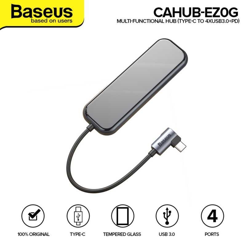 BASEUS Multi-functional HUB (Type-C to 4xUSB3.0+PD) | Shopee Philippines