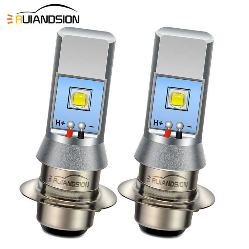 RUIANDSION Pair H6M P15D-25-1 Moped Headlight BA20d H6 Motorcycle ...
