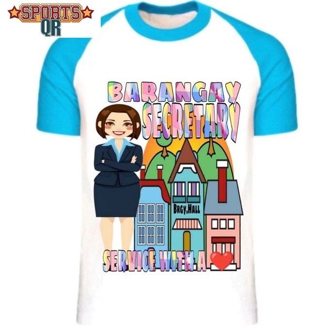 BARANGAY SECRETARY Raglan Shirts Sublimation Print | Shopee Philippines