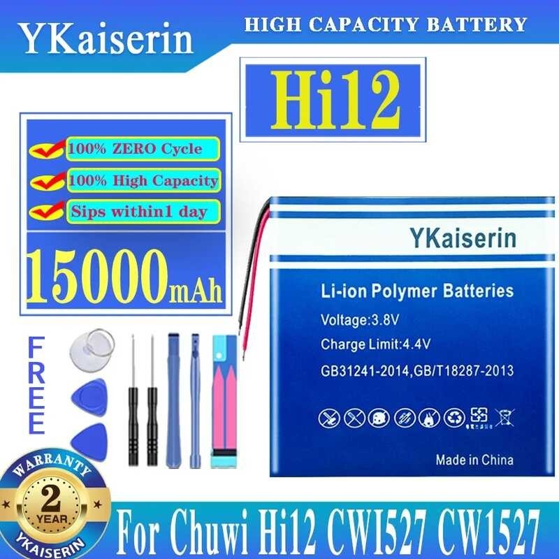 YKaiserin Hi 12 15000mAh Battery For CHUWI Hi12 Dual System 64G Chuwi ...