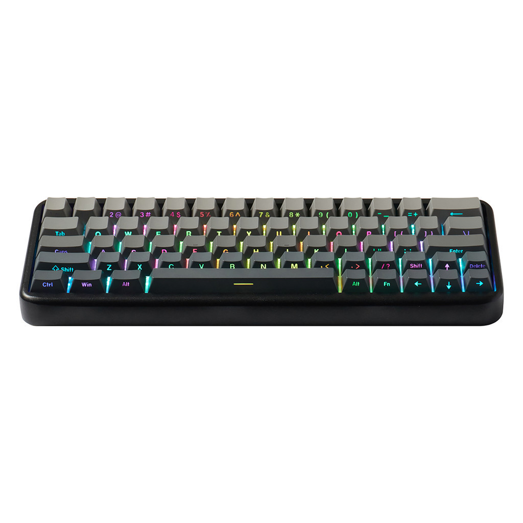 Polar Day Gradient Gray Keycaps Side Light transmission Double shot PBT ...