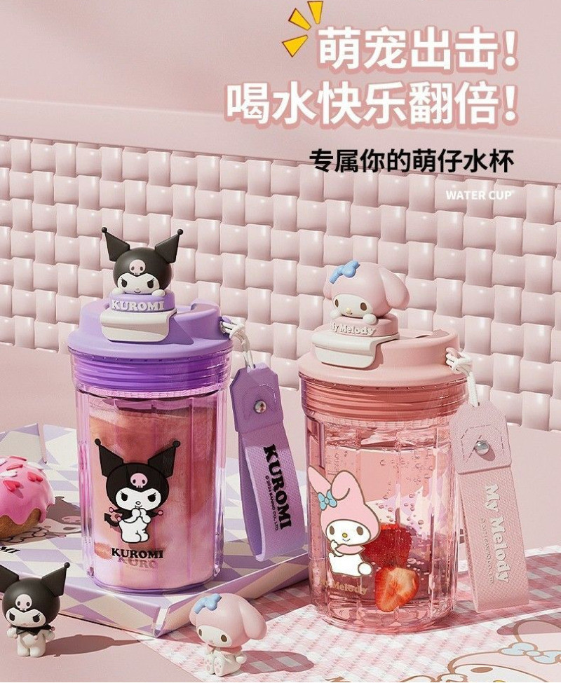 Sanrio Melody Cinnamoroll Purin Kuromi Water Cup Girls Good-looking ...