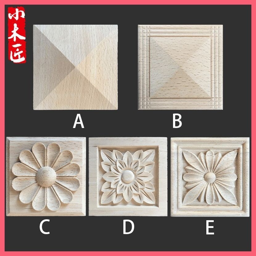 Small Square Roman Pillar Pillar Head Pyramid Wood Carving Beech Red ...