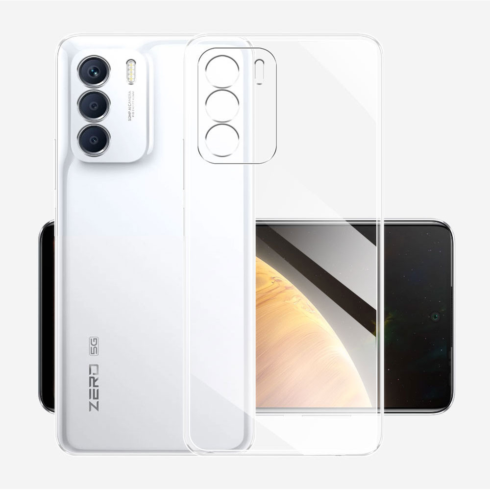 For Infinix Zero 5G 2023 X6815C Case Clear Soft Silicone Protect Phone ...