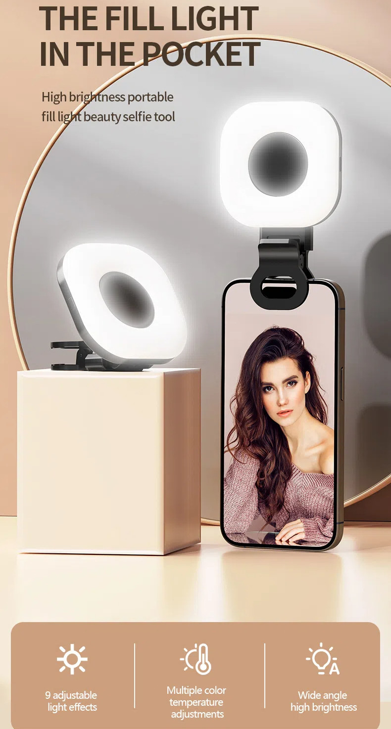 C03 portable camera fill light, detachable professional live broadcast ...