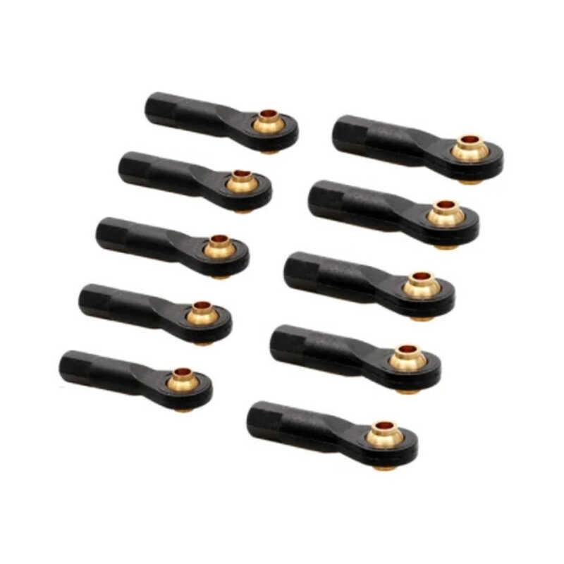 20PCS Black Nylon Plastic Ball Head Buckle Rocker Arm Rod End M2.5 M3 ...