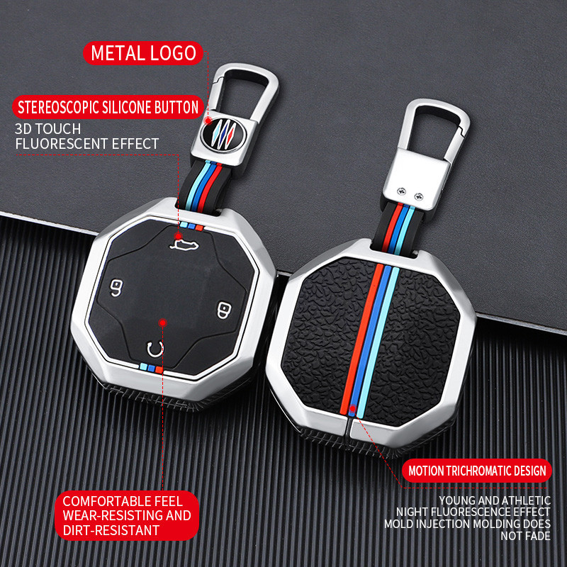 zinc alloy Car Remote Key Fob Cover Case For Chery New Jetour Dashing X ...