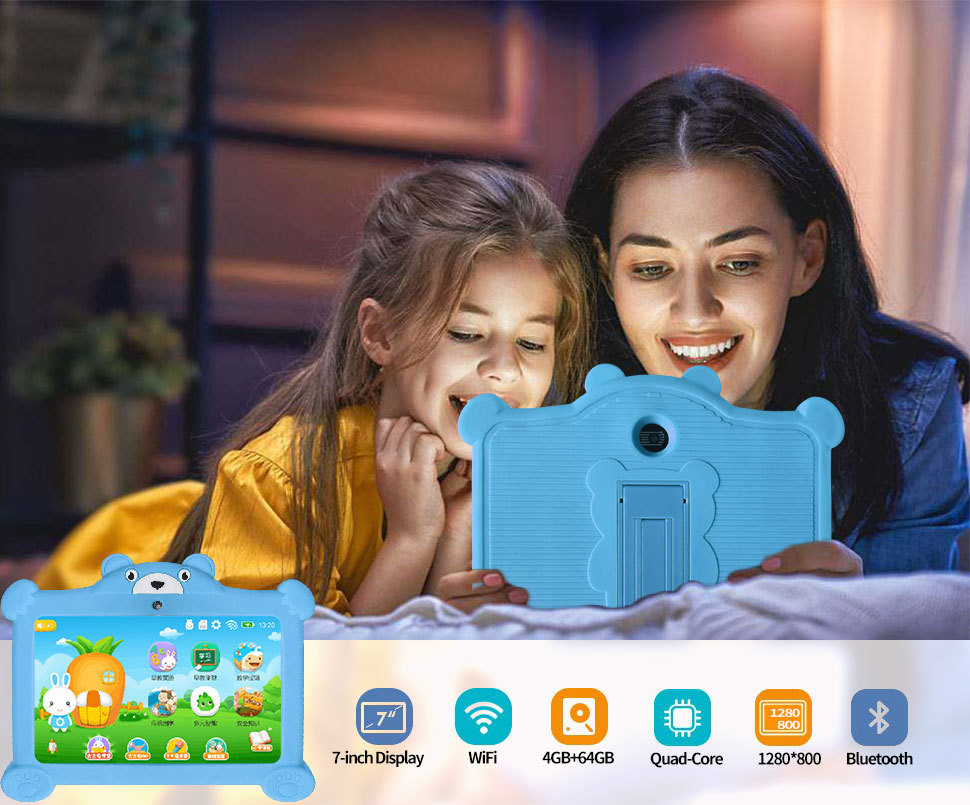 【2025 New Model】KIDS TABLET PRO K7 Android 14 Educational Apps Parental ...