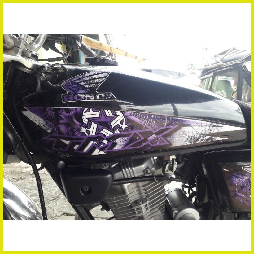 alpha 125 stock tribal custom design with freebies sticker | Shopee ...
